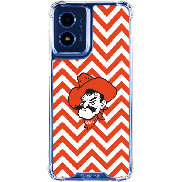 Oklahoma State University Chevron Print Moto G 5G Clear Case ...