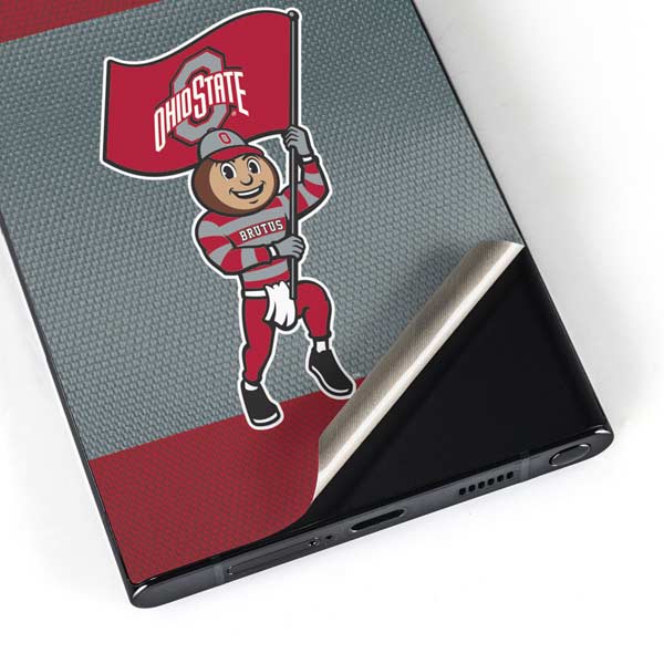 Galaxy S25 Ultra Ohio State University OSU Buckeyes Flag Skin | Skinit