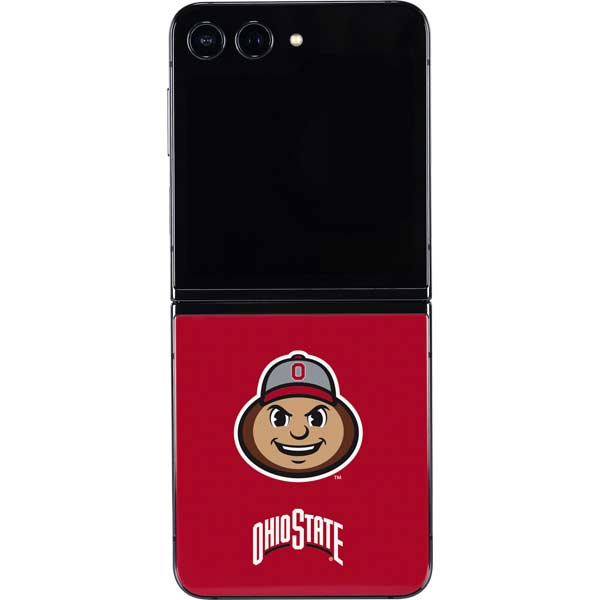 OSU Ohio State Buckeyes Light Grey Skin for Galaxy Z Flip5 5G | Skinit