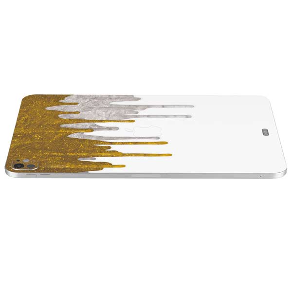 Paint Splatter Gold iPad Pro 13in M4 (2024) Skin | Skinit