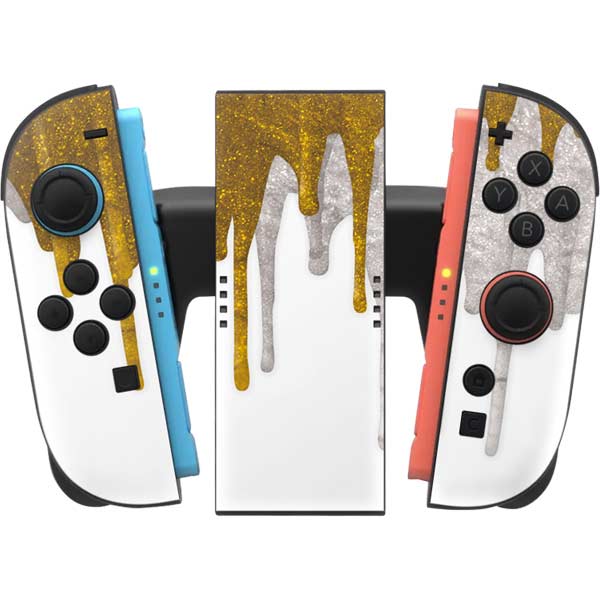 Paint Splatter Gold Nintendo Switch 2 (2025) Joy-Con Controller Skin ...