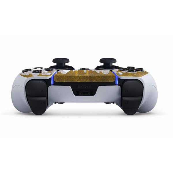 Paint Splatter Gold PS5 DualSense Edge Pro Controller Skin – Skinit