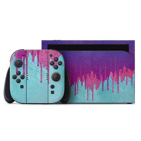Paint Splatter Purple Nintendo Switch 2 (2025) with Joy-Con Skin | Skinit
