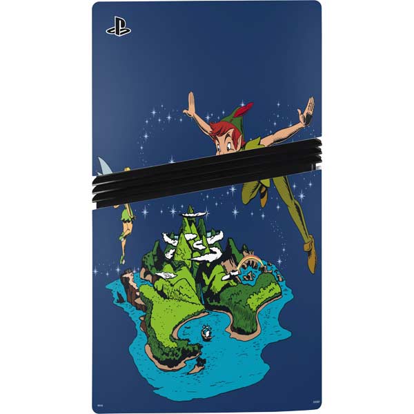 Disney Peter Pan and Tinker Bell in Neverland Skin for PS5 Pro Console ...