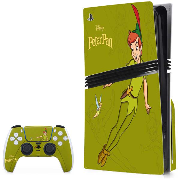 Disney Peter Pan and Tinker Bell Portrait PS5 Pro Console & Controller ...
