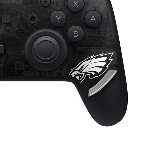 NFL Philadelphia Eagles Black & White Nintendo Switch 2 (2025) Pro ...