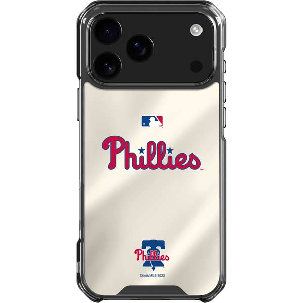 MLB Philadelphia Phillies Road Jersey iPhone 17 Pro Max Clear Case ...