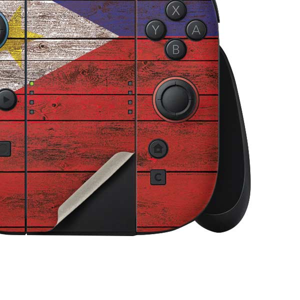 Philippines Flag Dark Wood Nintendo Switch 2 (2025) Joy-Con Controller ...