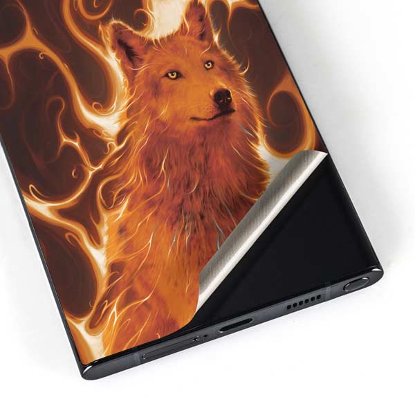 Galaxy S25 Ultra Phoenix Wolf by Vincent Hie Skin | Skinit