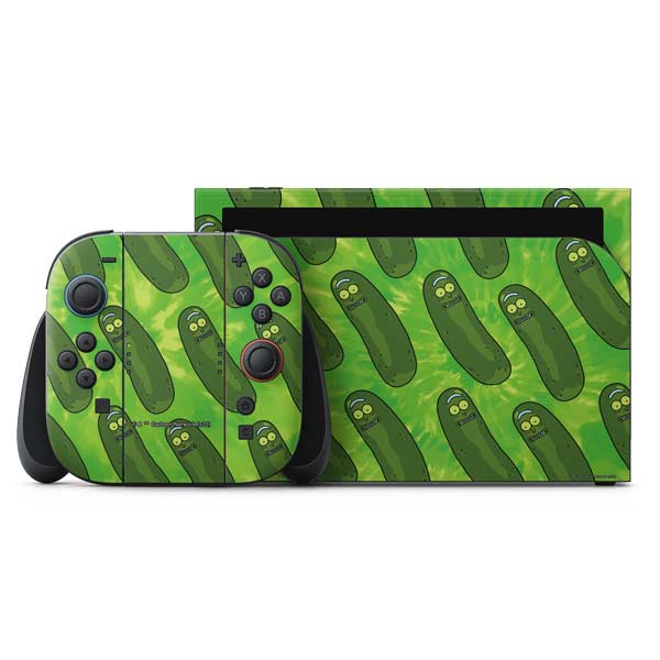 Pickle Rick Pattern Nintendo Switch 2 (2025) with Joy-Con Skin | Skinit