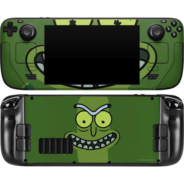 Pickle Rick Steam Deck Handheld Gaming Computer Skin – Skinit