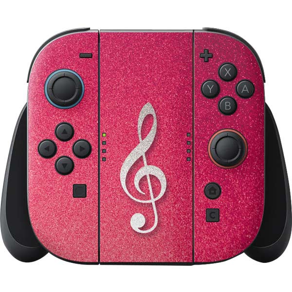 Pink Glitter Music Note Nintendo Switch 2 (2025) Joy-Con Controller ...