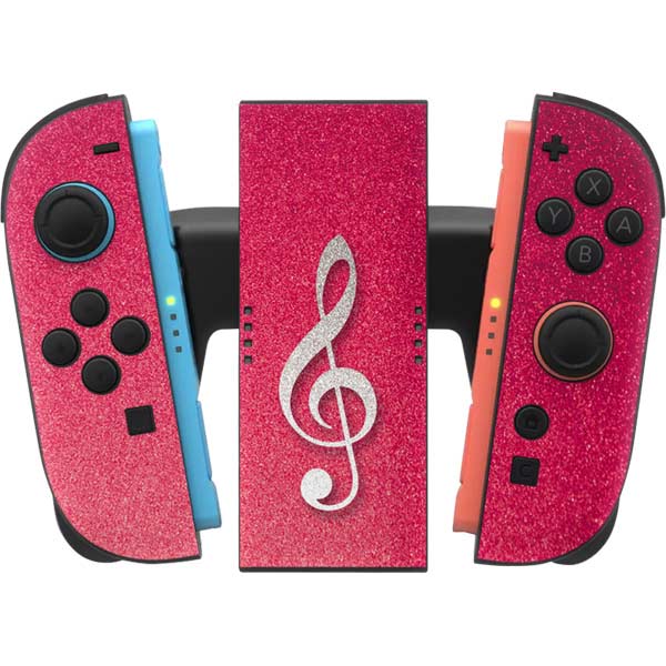 Pink Glitter Music Note Nintendo Switch 2 (2025) Joy-Con Controller ...