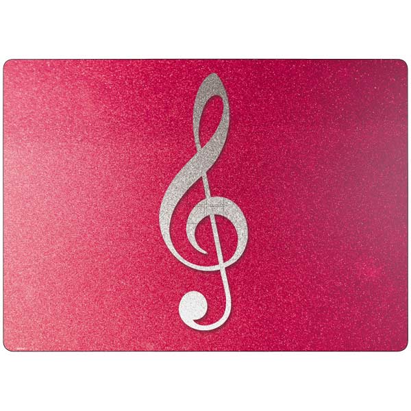 Pink Glitter Music Note Surface Laptop 7 13.8in | Skinit