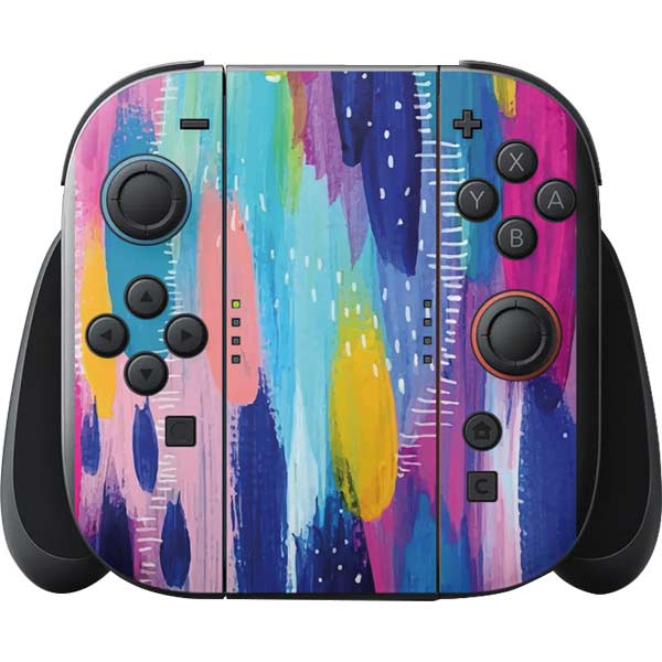 Pink Sparkle Brush Stroke Nintendo Switch 2 (2025) with Joy-Con Skin ...