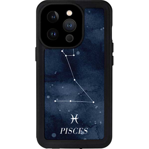 Pisces Constellation Waterproof Case for iPhone 15 Pro | Waterproof ...