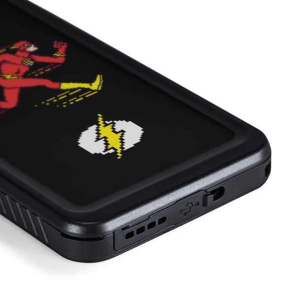 DC Comics The Flash Pixelated Running Pose Galaxy S24 Case | Waterproof ...