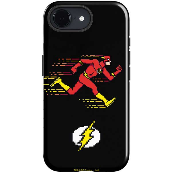 iPhone 16e DC Comics The Flash Pixelated Running Pose Impact Case ...