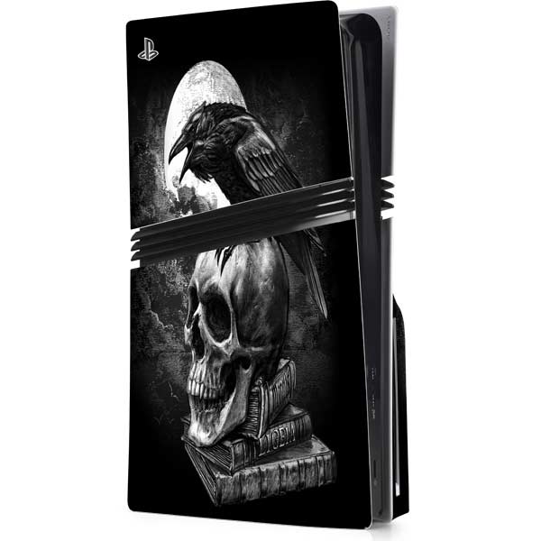 Alchemy Carta Poes Raven Skin for PS5 Pro Console with Disk Drive | Skinit