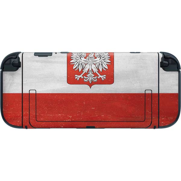 Poland Flag Distressed Nintendo Switch 2 (2025) with Joy-Con Skin | Skinit