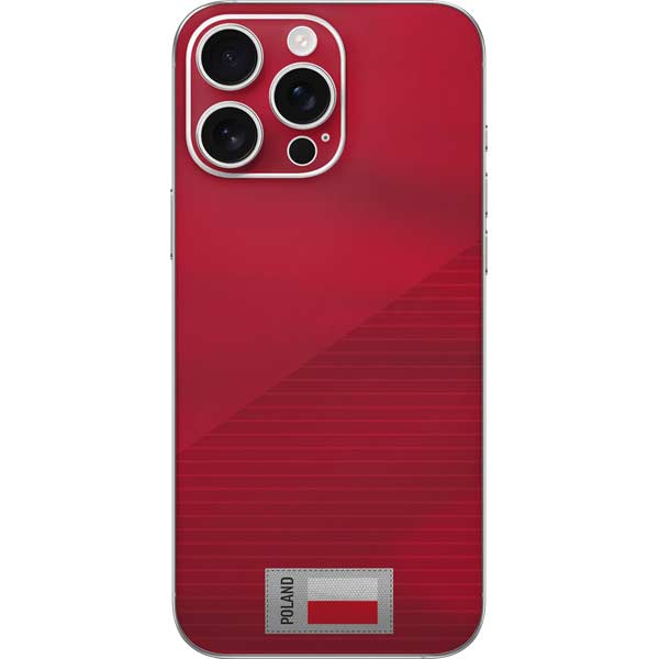 iPhone 16 Pro Max Poland Soccer Flag Skin | Decals | Wraps | Skinit