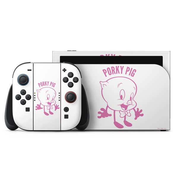 Porky Pig Big Head Nintendo Switch 2 (2025) with Joy-Con Skin | Skinit