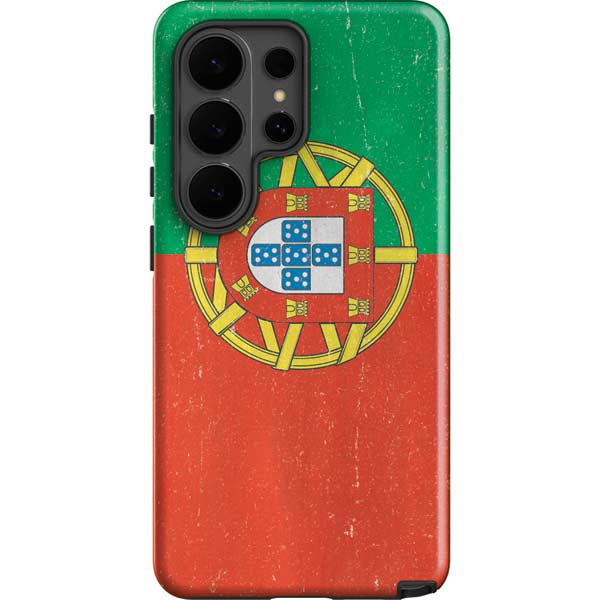 Portugal Flag Distressed Galaxy S26 Ultra Impact Case – Skinit