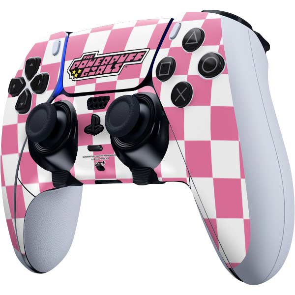 Powerpuff Girls Checkered PS5 DualSense Edge Pro Controller Skin – Skinit