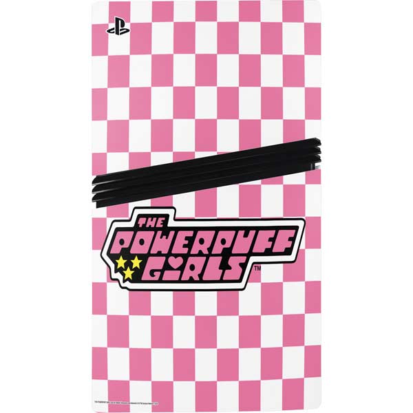 Cartoon Network Powerpuff Girls Checkered Skin for PS5 Pro Console with ...