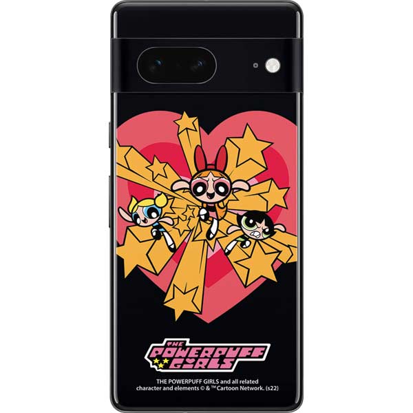 Cartoon Network Powerpuff Girls Gold Stars Pixel Skins | Skinit.com