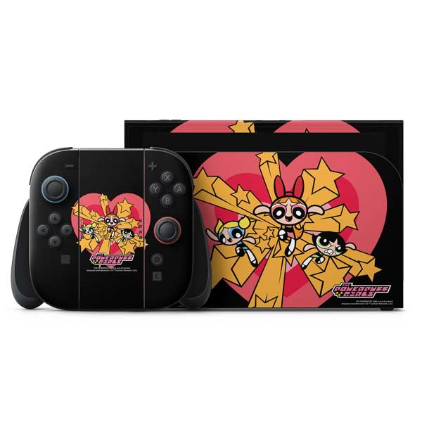 Powerpuff Girls Gold Stars Nintendo Switch 2 (2025) with Joy-Con Skin ...