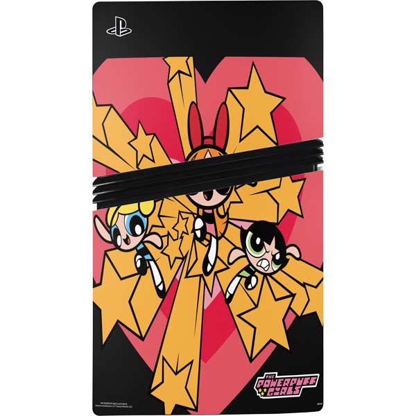 Cartoon Network Powerpuff Girls Gold Stars PS5 Pro Console & Controller ...