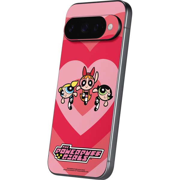 Cartoon Network Powerpuff Girls Hearts Skin for Google Pixel 10 | Skinit