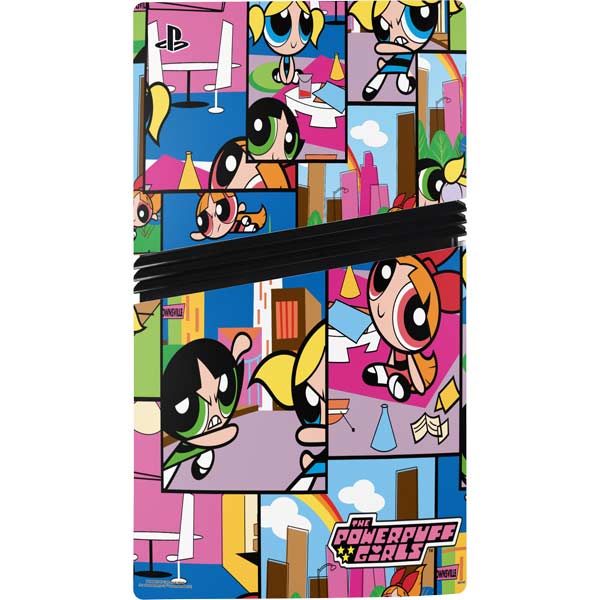 Cartoon Network Powerpuff Girls Patches Skin for PS5 Pro Console with ...