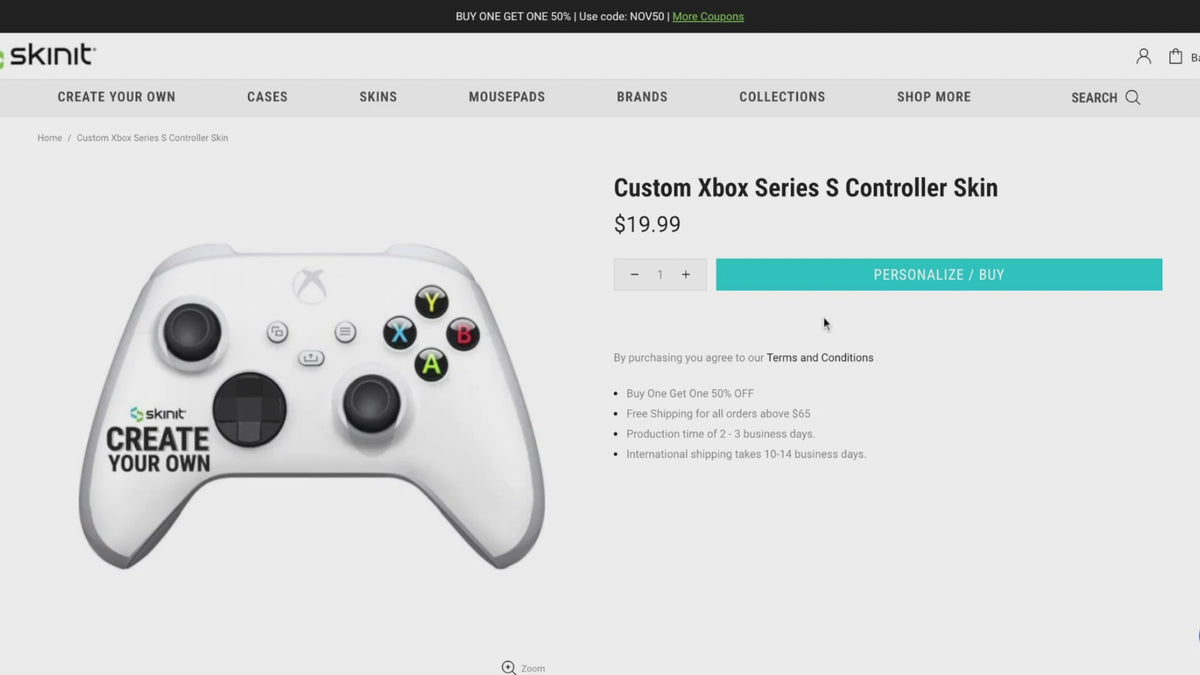 Custom Xbox Series S Controller | Build Your Own With Pictures - Skinit