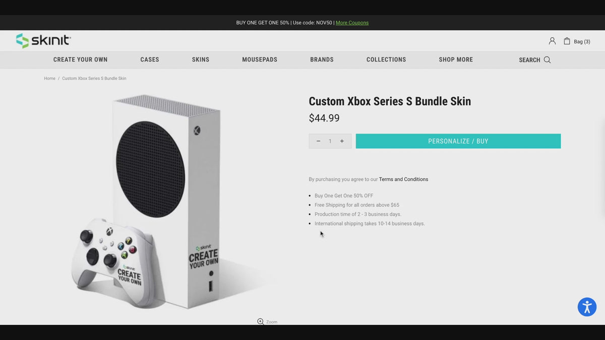 Custom Xbox Series S Skins | Wraps | Build Your Own - Skinit