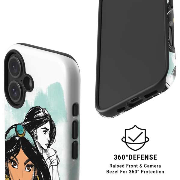 Disney Princess Jasmine Sketch Apple iPhone 17 Magsafe Impact Case ...