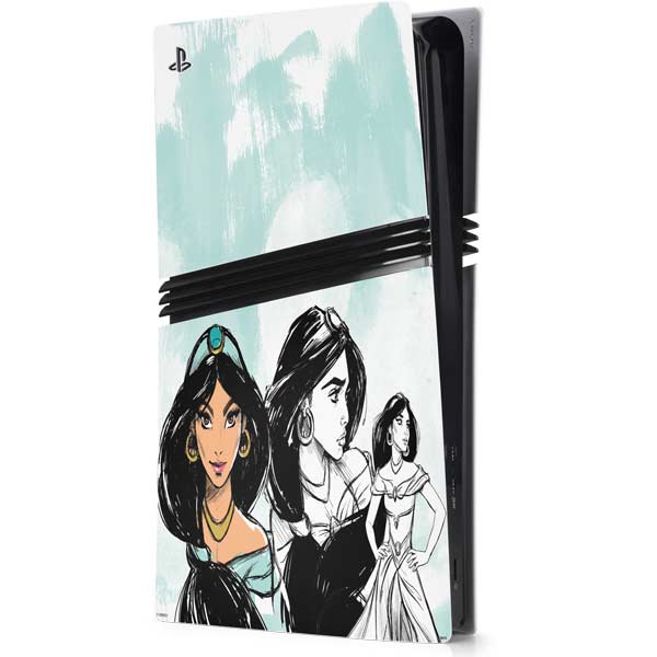Disney Princess Jasmine Sketch Skin for PS5 Pro Console | Skinit