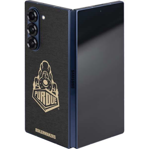 Purdue University Signature Logo Skin for Galaxy Z Fold6 | Skinit