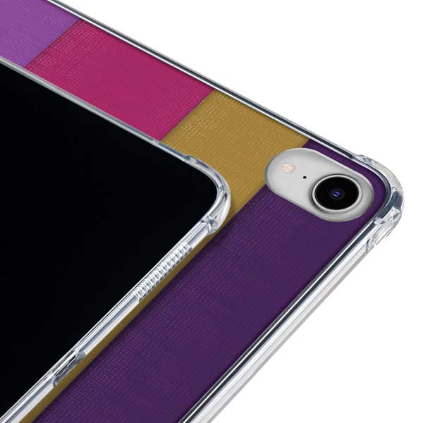 Radiant Orchid Color Block iPad 11th Gen (2025) Clear Case | Skinit