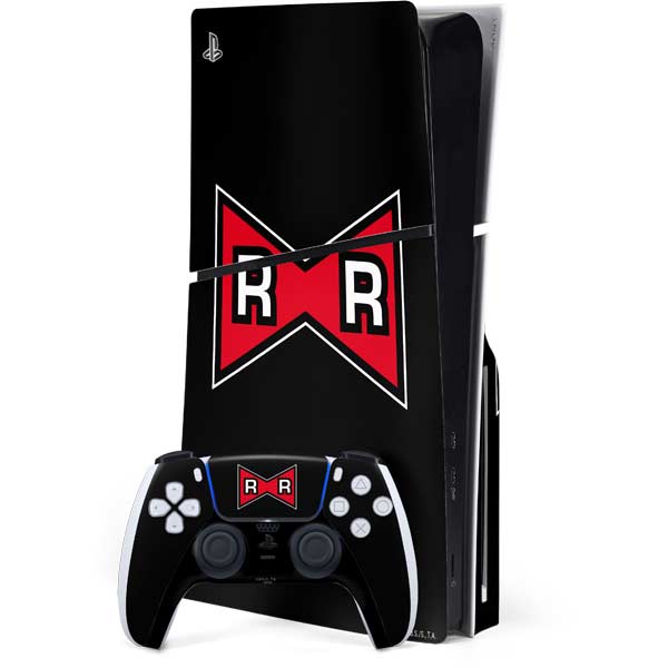Dragon Ball Z Red Ribbon Army Skin for PS5 Slim Disk Bundle - Skinit