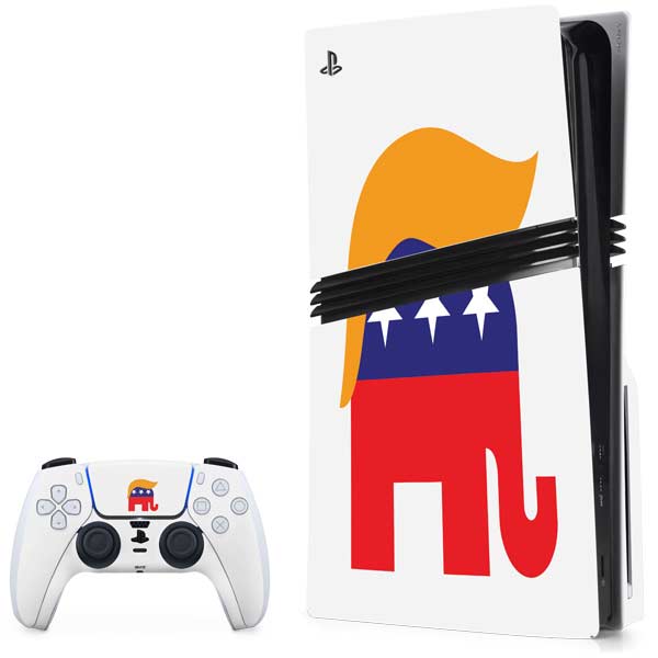Republican Trump Hair PS5 Pro Console & Controller with Disk Drive ...