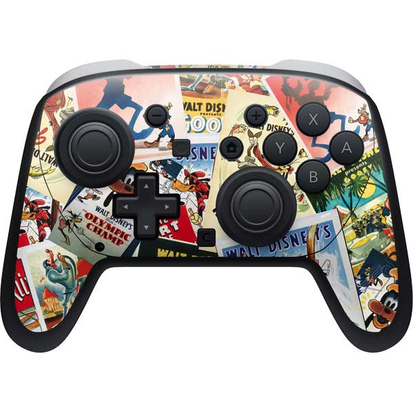 Disney Friends Retro Goofy Stamps Art Nintendo Switch 2 (2025) Pro ...