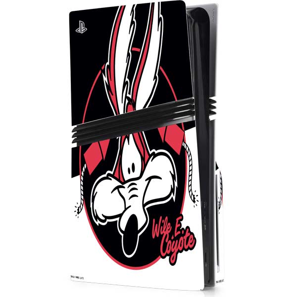 Looney Tunes Retro Wile E Coyote Skin for PS5 Pro Console with Disk ...