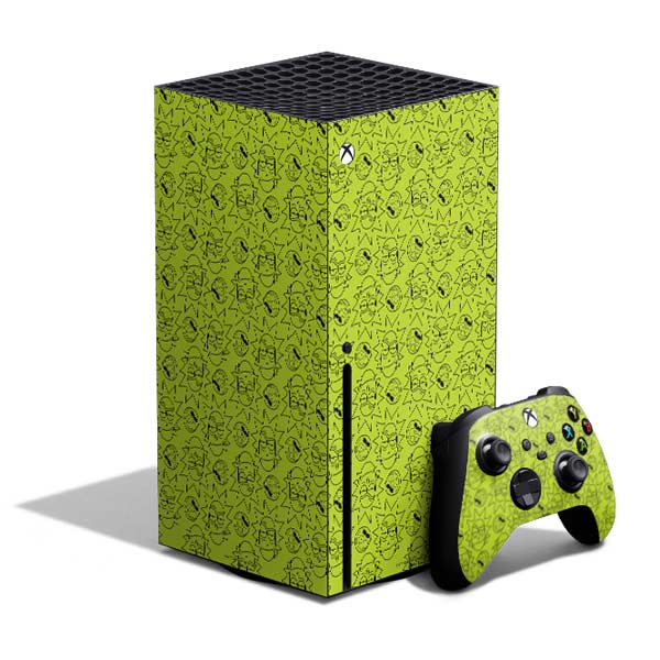 Xbox Series X Skins | Adult Swim Rick and Morty All-Over Print Skins ...