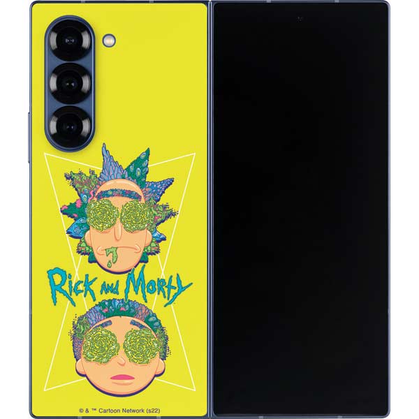Rick and Morty Portal Eyes Skin for Galaxy Z Fold6 | Skinit