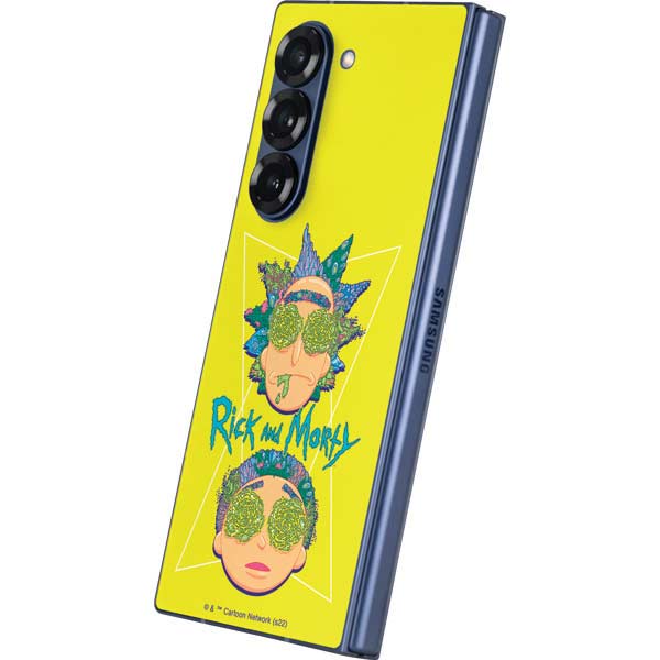 Rick and Morty Portal Eyes Skin for Galaxy Z Fold6 | Skinit