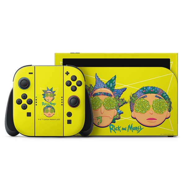 Rick and Morty Portal Eyes Nintendo Switch 2 (2025) with Joy-Con Skin ...