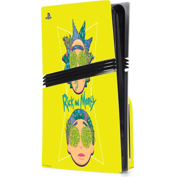 Adult Swim Rick and Morty Rick and Morty Portal Eyes Skin for PS5 Pro ...