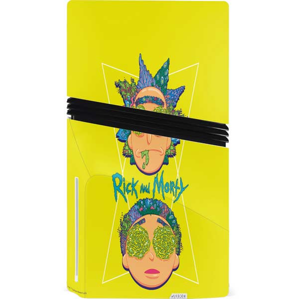 Adult Swim Rick and Morty Rick and Morty Portal Eyes Skin for PS5 Pro ...